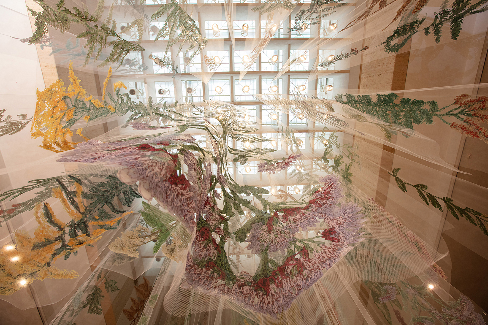 Suspended Landscapes: Thread Drawings by Amanda McCavour - Chazen ...